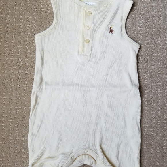 Ralph Lauren | One Pieces | Immaculate Ralph Lauren Yellow Shortall 9m ...